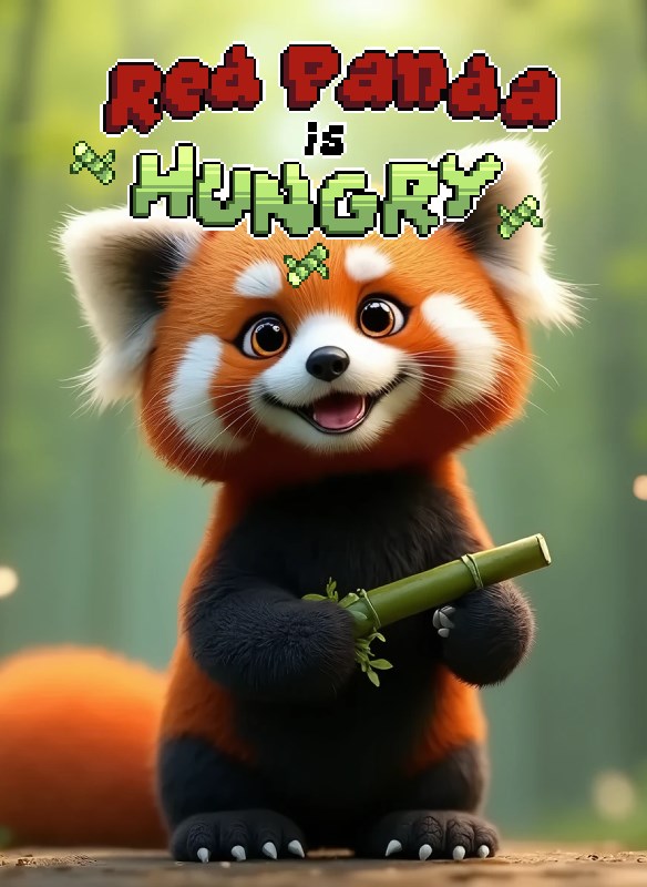 Red Panda is Hungry – SuccesOne